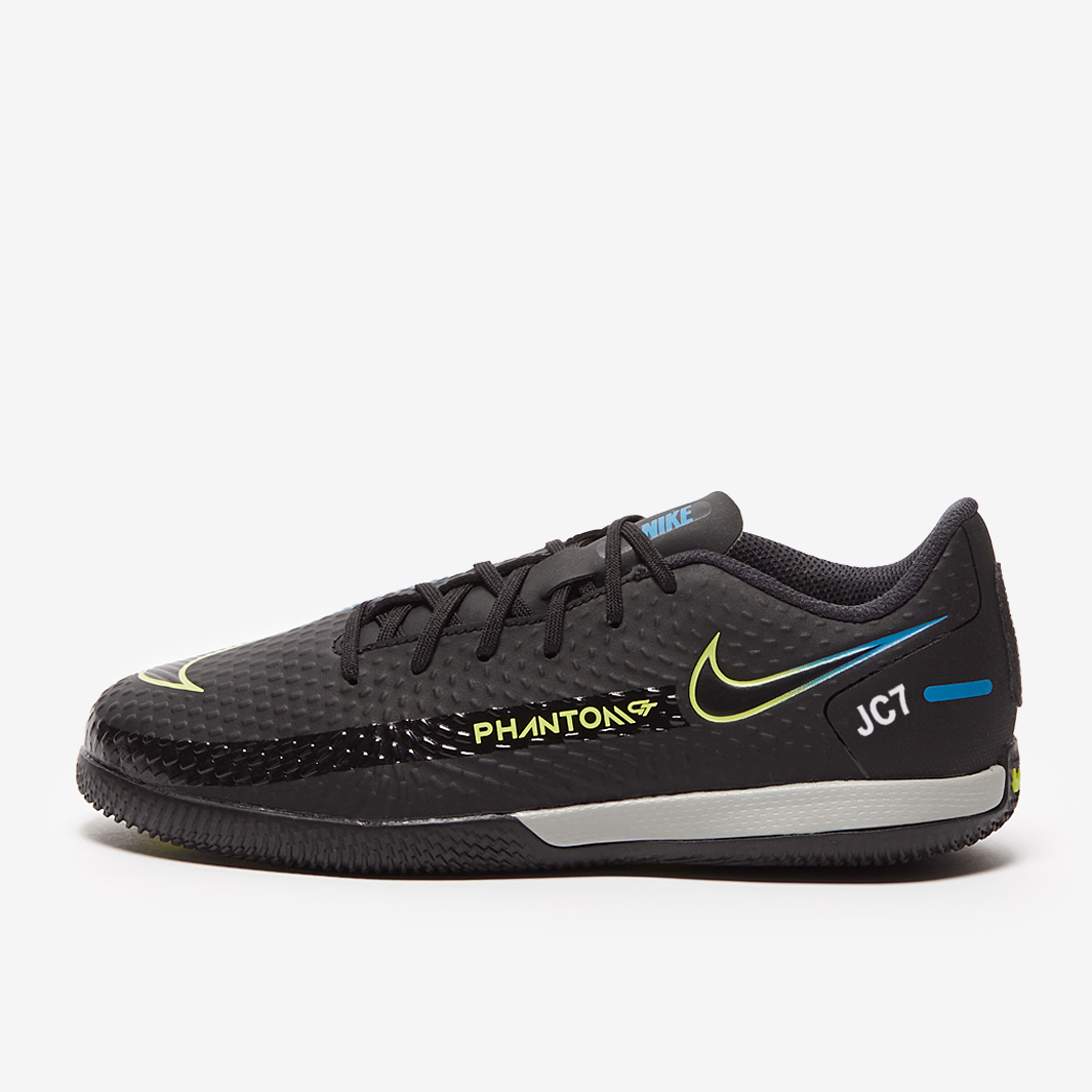 Nike Kids Phantom GT Academy IC - Black/Cyber/Light Photo Blue - Indoor ...