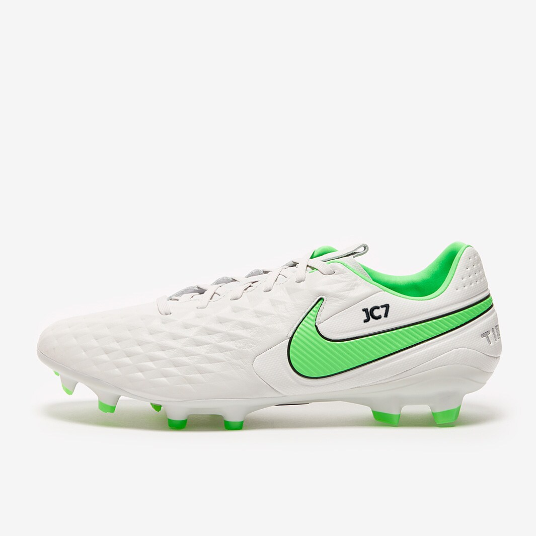 Nike Tiempo Legend VIII Pro FG - Platino/Verde Rabbia - Campi Compatti ...