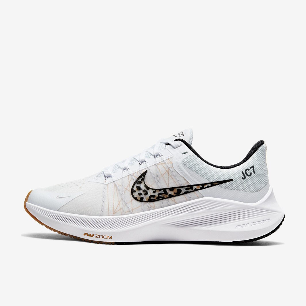 Nike Womens Winflo 8 Premium - White/Black-Wheat-Gum Light Brown ...