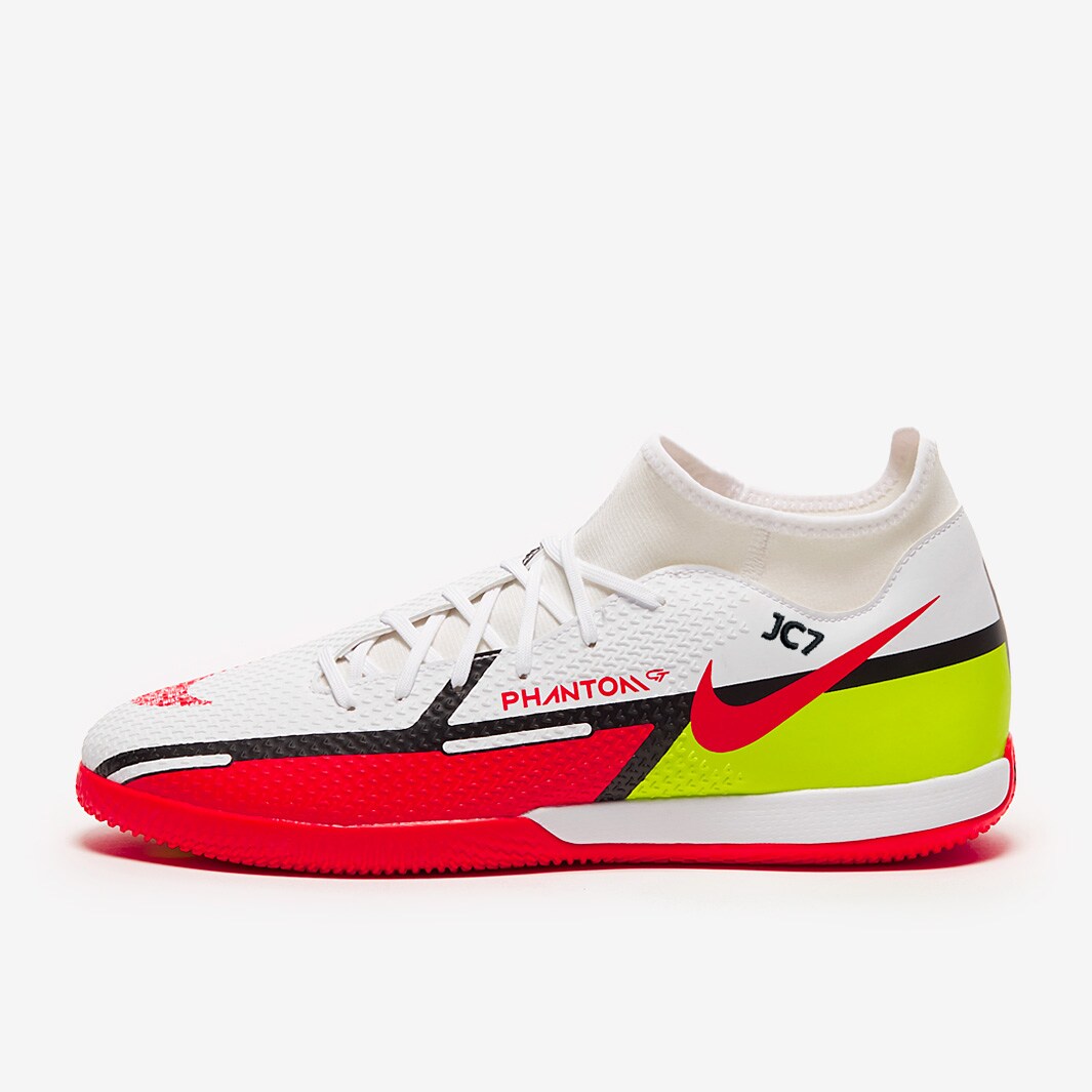 Nike Phantom GT II Academy IC - Blanco/Carmesí/Volt - Blanco/Carmesí ...