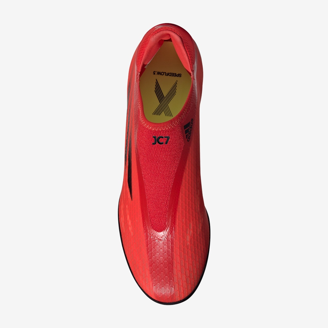 adidas X Speedflow .3 Laceless TF - Red/Core Black/Solar Red - Mens Boots