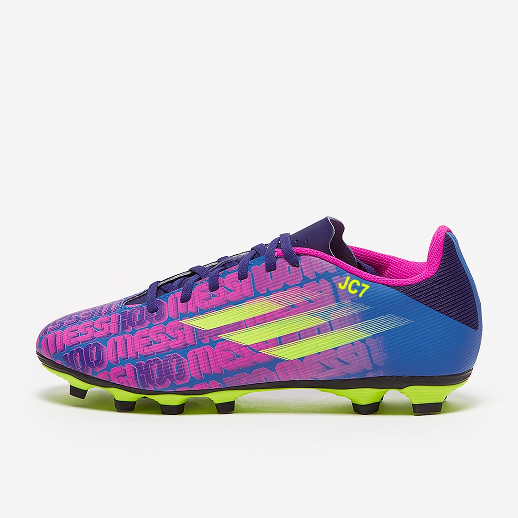 adidas X Speedflow Messi .4 FxG - Victory Blue/Shock Pink/Solar Yellow ...