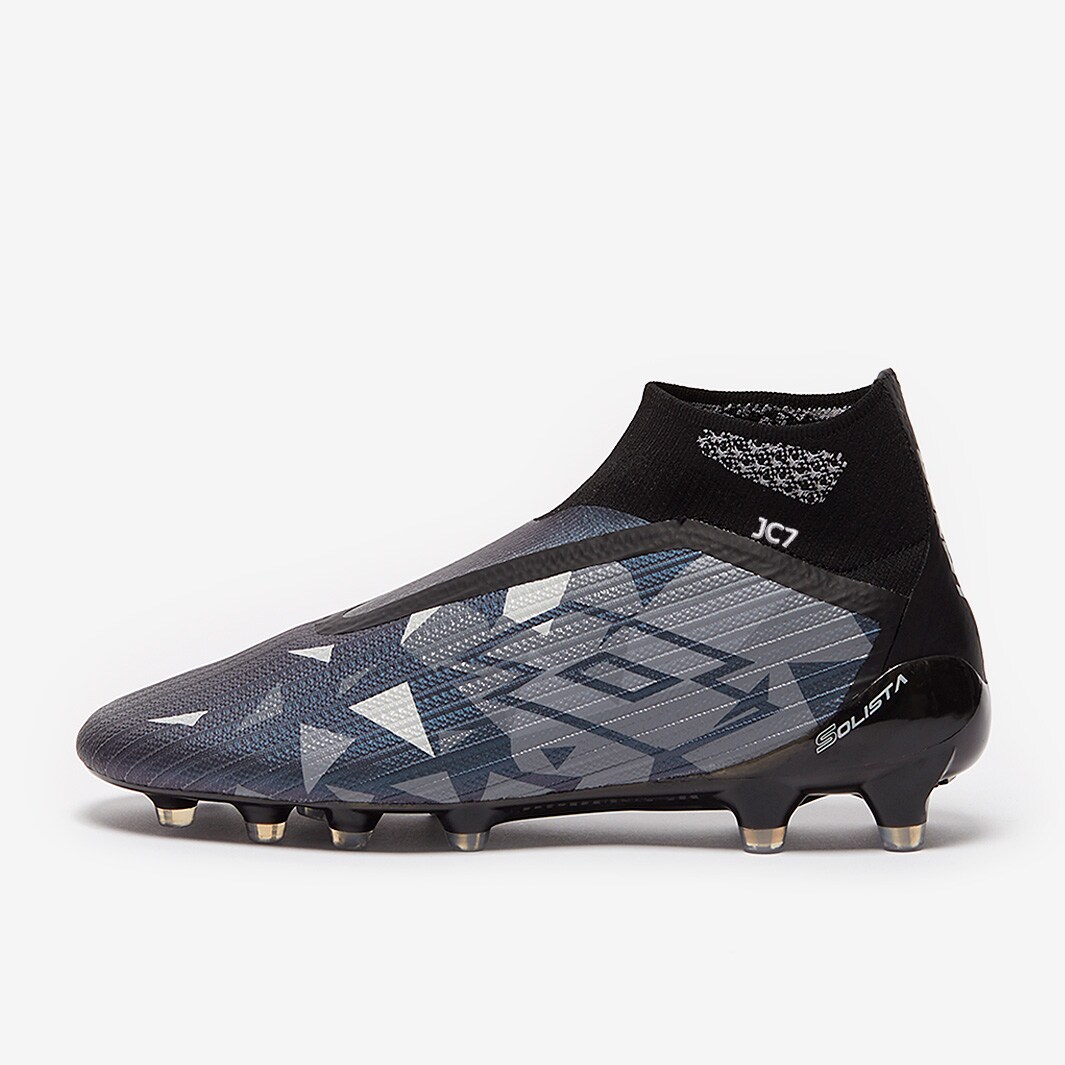Lotto Solista 100 IV Gravity FG - Black/Asphalt/Vapor Gray - Mens Boots