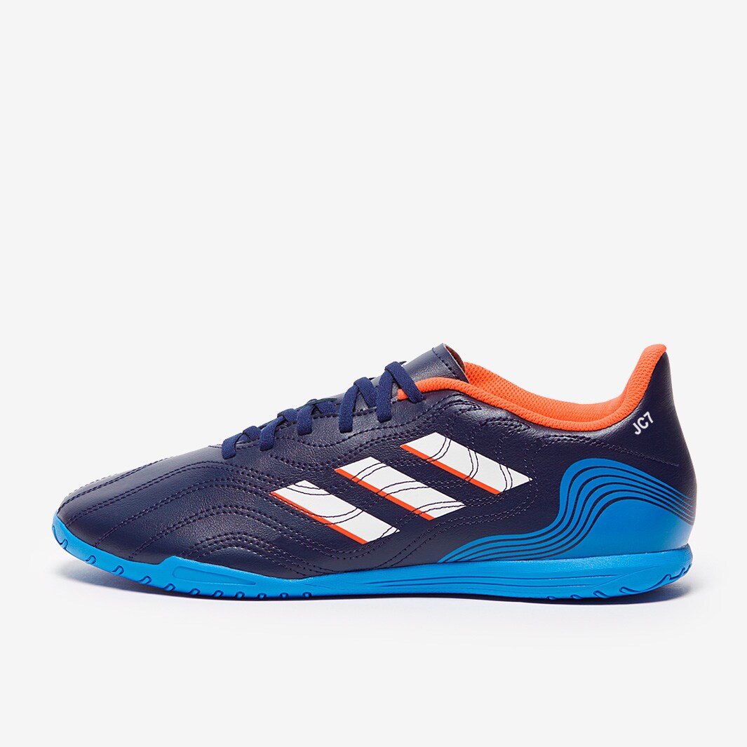 adidas Copa Sense.4 IN - Team Navy Blue/White/Blue Rush - Mens Boots