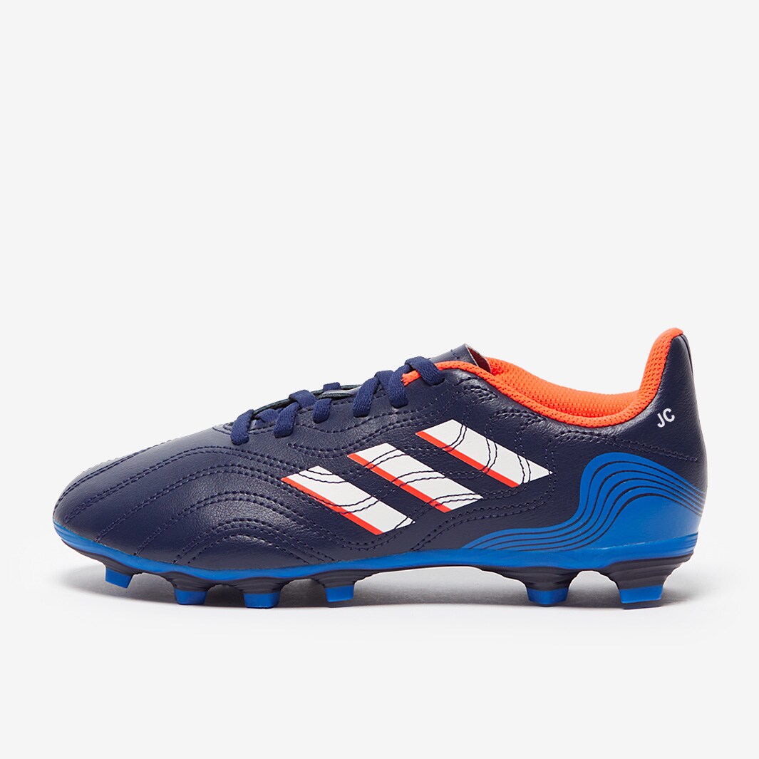 adidas Kids Copa Sense.4 FxG - Team Navy Blue/White/Blue Rush - Junior ...