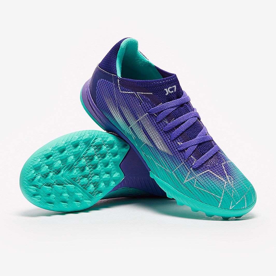 adidas Kids X Speedflow.3 TF - Purple Rush/Silver Metallic/Mint Rush ...