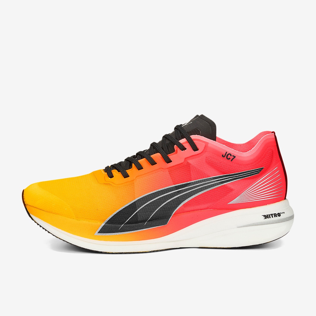 Puma Deviate Nitro Elite Fireglow - Sun Stream - Sunset Glow - Mens ...
