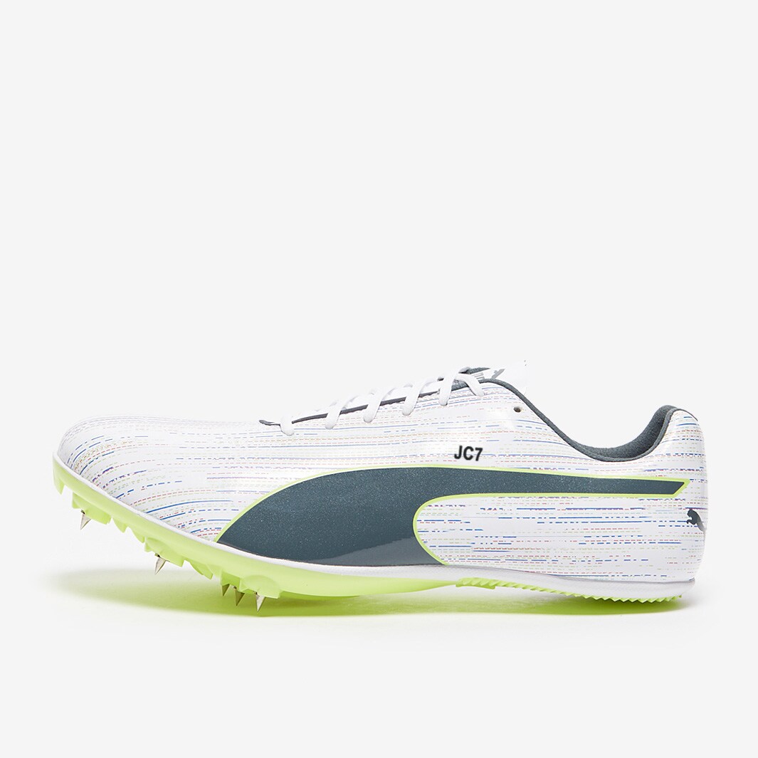 PUMA Evospeed Sprint 13 - White/Yellow/Blue - Mens Shoes