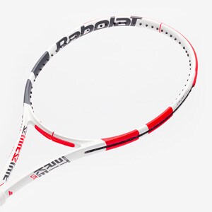 Babolat Pure Strike 100 Strung DEMO - White/Red/Black - Mens Rackets ...