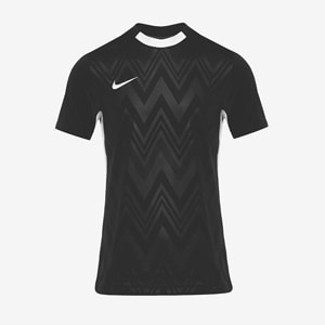 Nike Junior Challenge V SS Jersey - Black/White/White - Junior Football ...