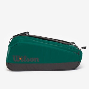 Wilson Blade Super Tour V9 - 9 Racket Bag - Racing Green/Black - Bags ...