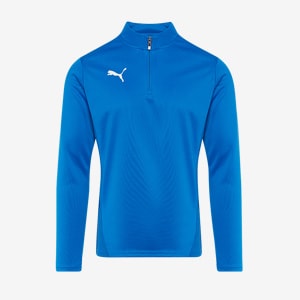 Puma teamGOAL 24 1/4 Zip Training Top - Cast Iron - Mens Football ...