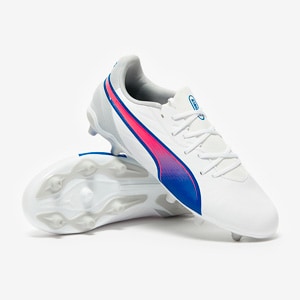 Puma Kids Ultra Play FG/AG - Ultra Blue/Puma White/Pro Green - Junior ...
