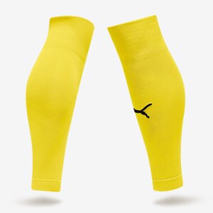 Puma Junior teamGOAL 24 Sleeve Socks - Faster Yellow - Junior Football ...