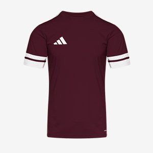 adidas Squadra 25 SS Shirt - Team Maroon 2/White - Mens Football ...