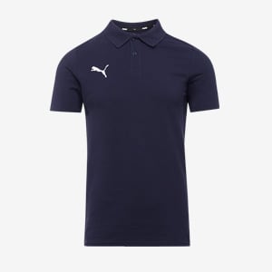 Puma teamGOAL 25 Casuals SS Polo - Puma Navy/Puma White - Mens Football ...