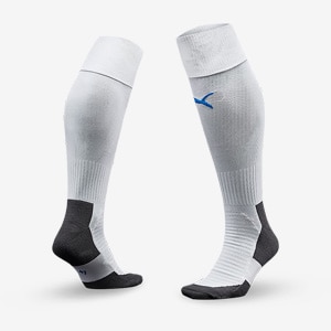 Mens Football Teamwear - Puma LIGA Socks Core - Puma White/Electric ...