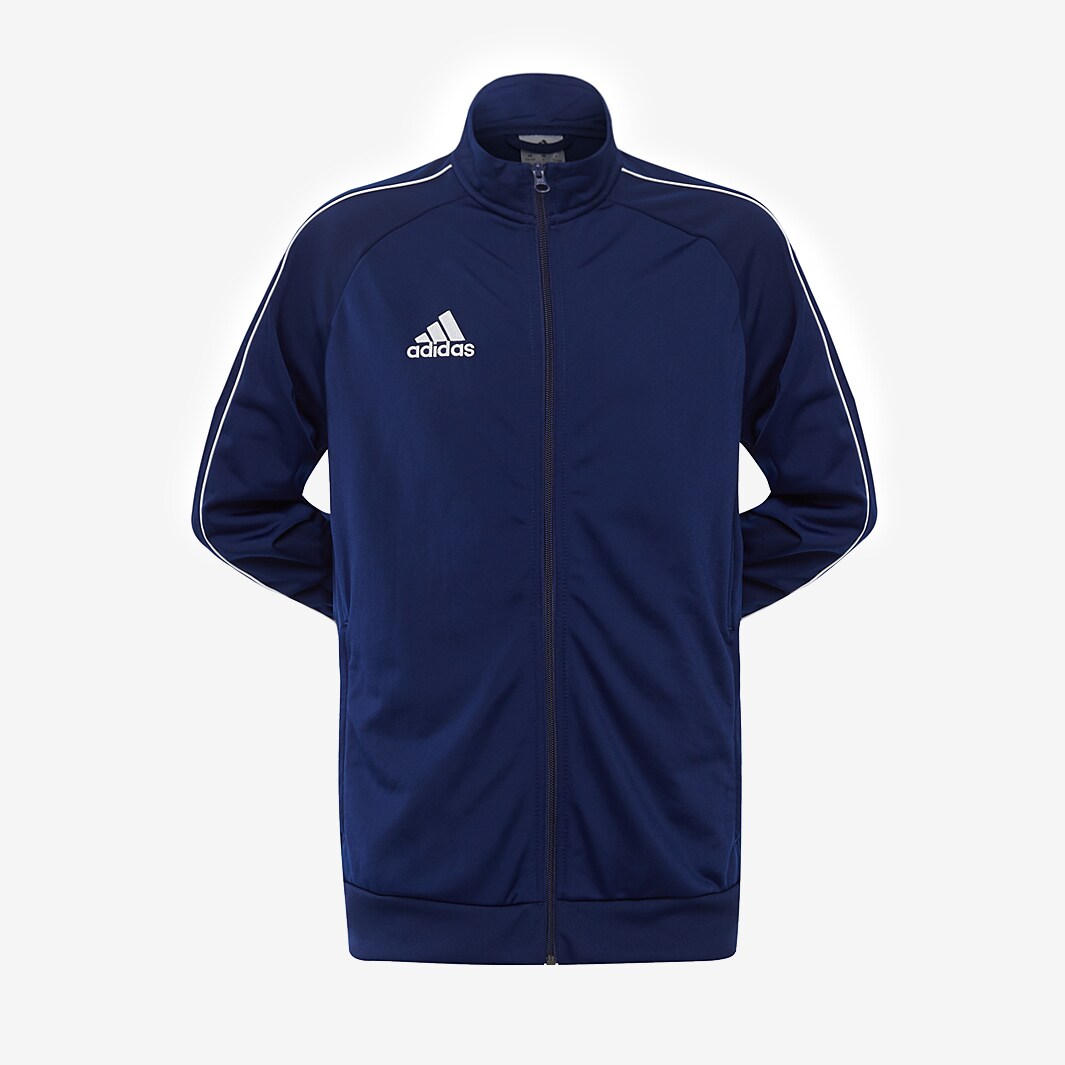 adidas Junior Core 18 Presentation Jacket- Dark Blue/White - Junior ...