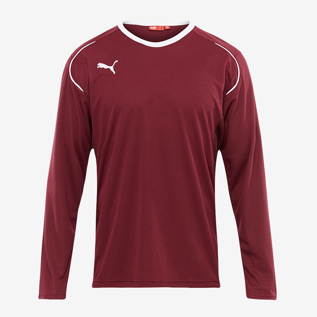 Mens Teamwear - Puma V5.08 LS Shirt - Light Blue/White - 700472-26