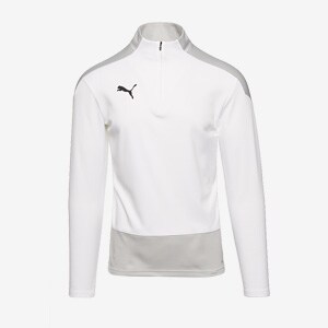 Puma Goal 23 Training 1/4 Zip Top - Puma White/Grey Violet - Mens ...