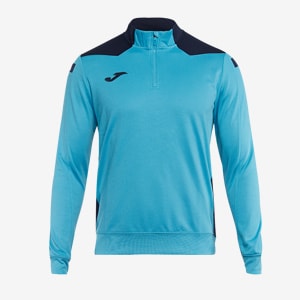 Joma Junior Championship IV 1/2 Zip - Turquoise Fluor/Dark Navy ...
