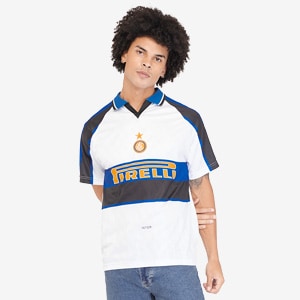 Score Draw Retro Inter Milan 1992 Home Shirt - Blue/Black - Mens ...