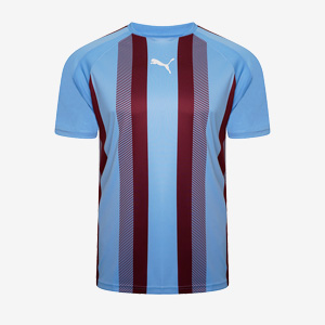 Puma Team Liga Striped SS Shirt - Cyber Yellow/Black - Mens Football ...