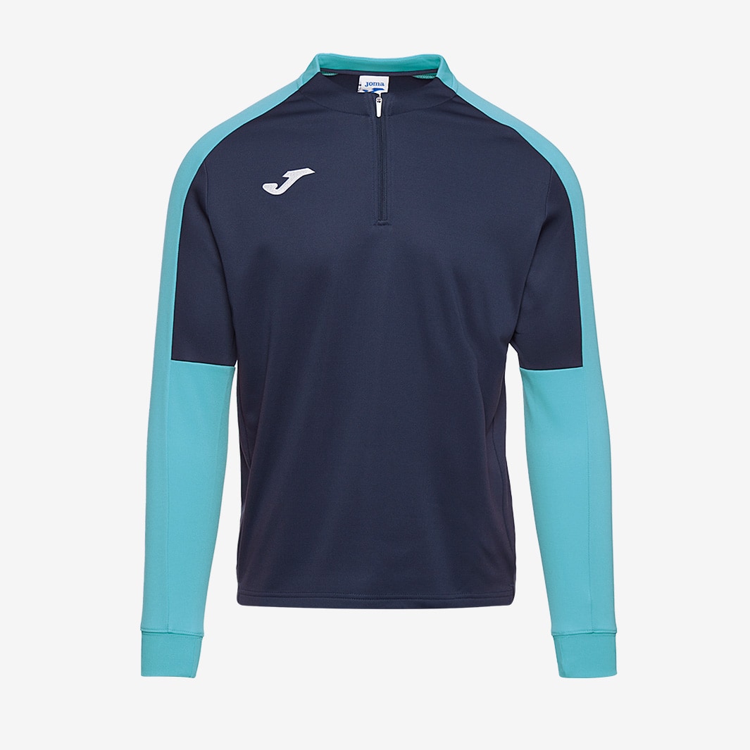 Joma Eco-Championship 1/2 Zip Top - Black/Yellow - Mens Football ...