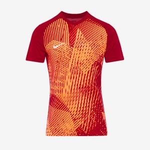 Nike Dri-Fit Precision VI SS Shirt - University Red/Bright Citrus/White ...