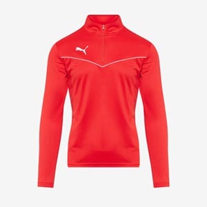 Puma Team Rise 1/4 Zip Training Top - Black - Mens Football Teamwear ...