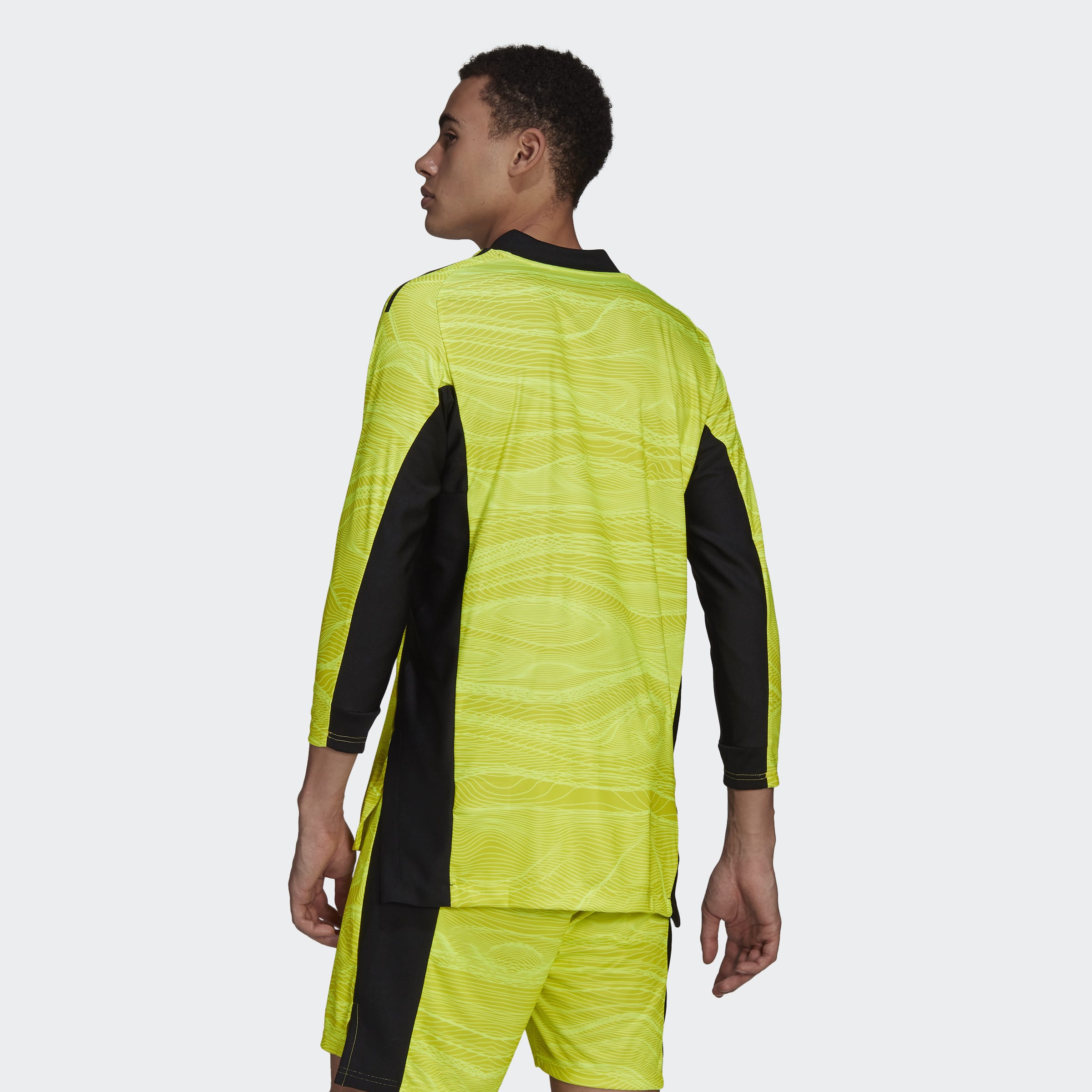 adidas Condivo 21 L/S GK Jersey - Acid Yellow - Men Goalkeeping Clothing