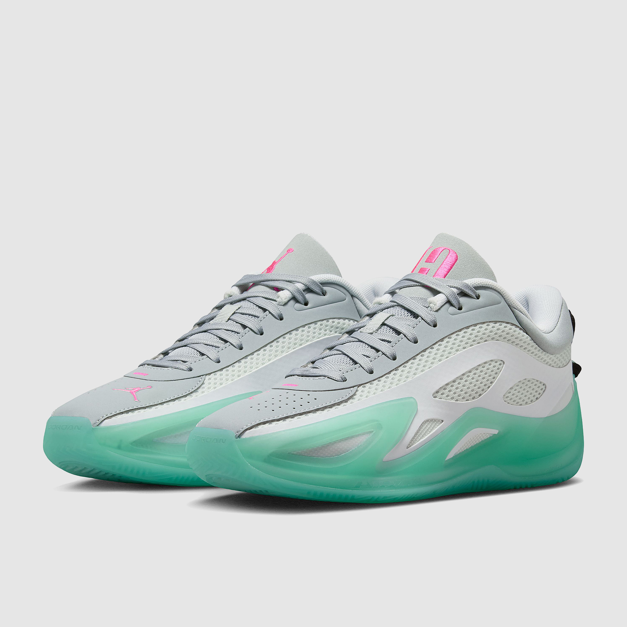 Womens Jordan Heir Series 2 - White/Lt Pumice/Mtlc Silver/Pink Blast ...