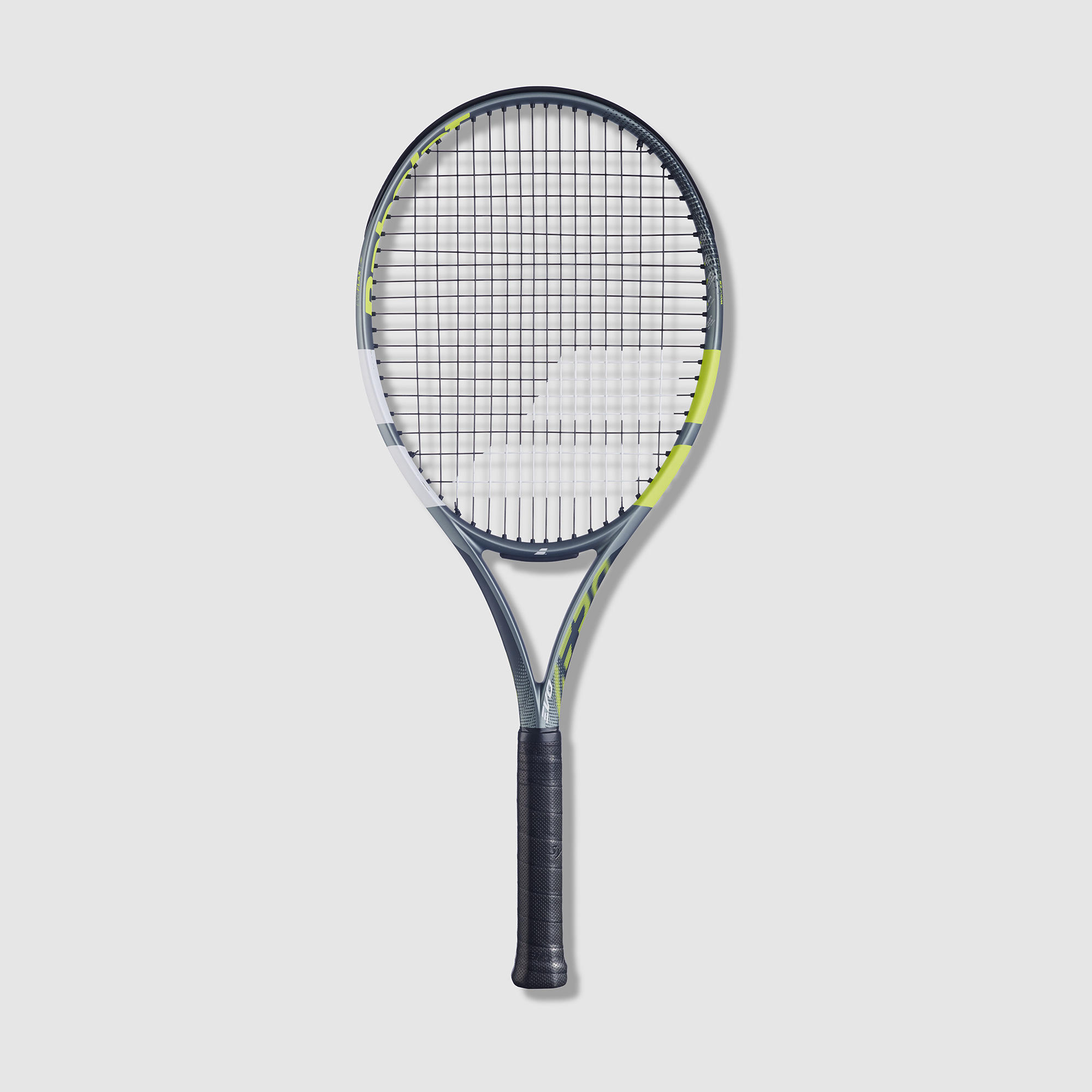 Babolat Evo Aero Tennis Racket - Grey/Fluo Yellow - Mens Rackets | Pro ...