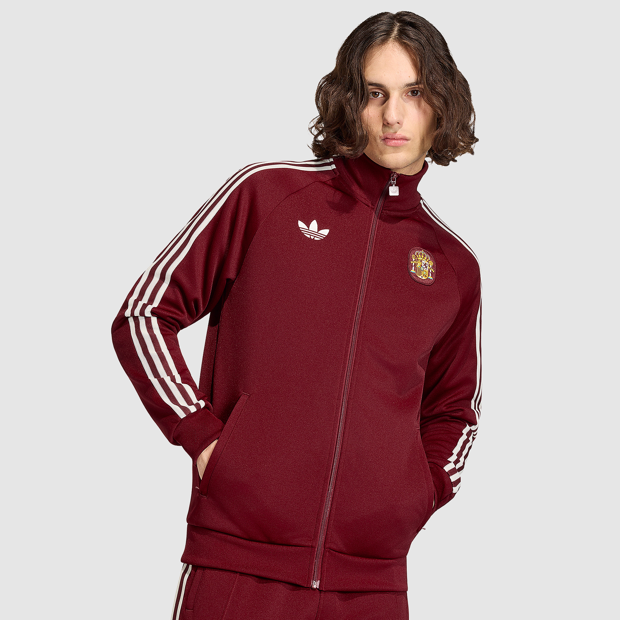 adidas Originals Spain 2026 OG Track Top - Team Coll Burgundy 2 - Mens ...