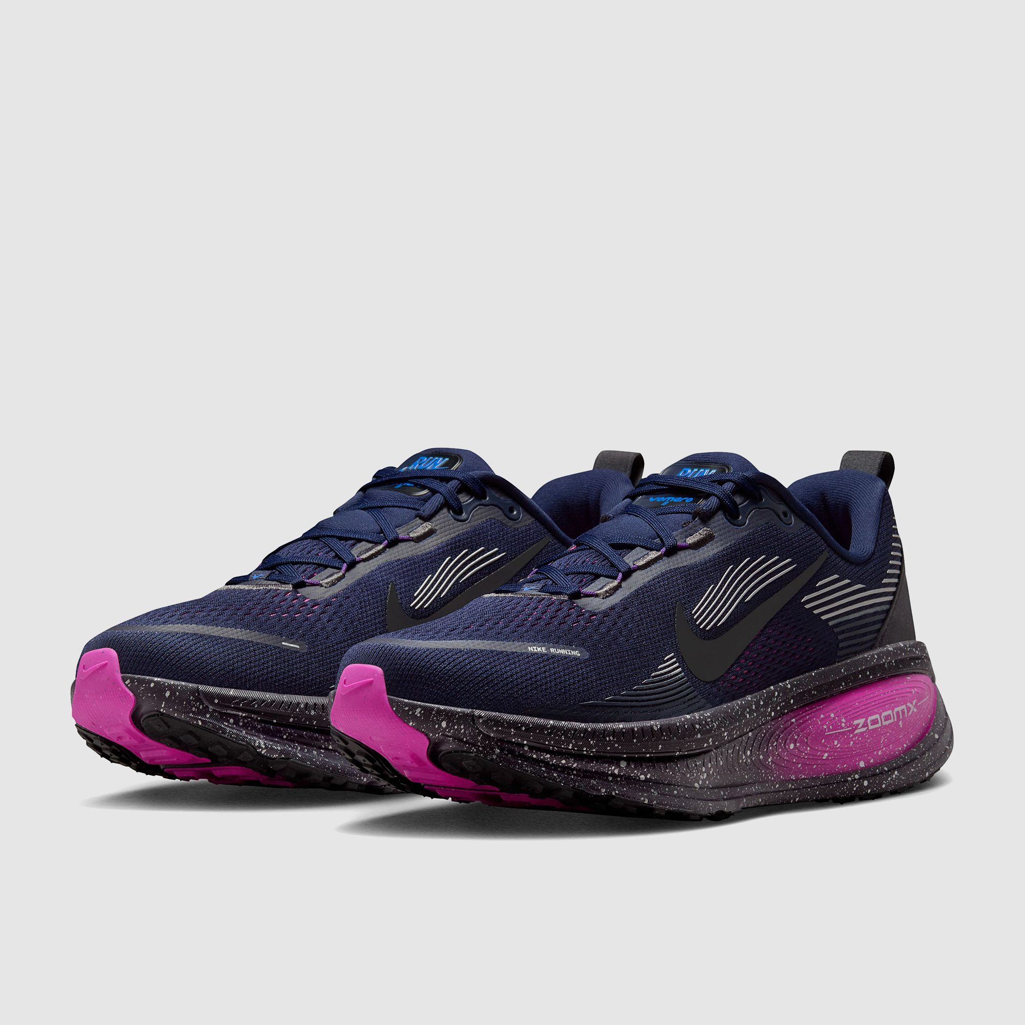 Nike Vomero 18 - Obsidian/Black/Hyper Violet/Anthracite - Mens Shoes ...